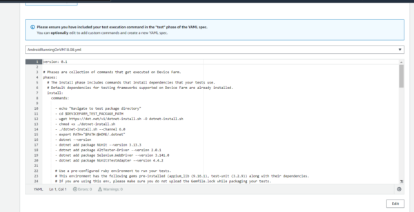 Running C Tests With Alttester On Aws Device Farm Alttester