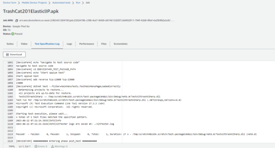 Running C# Tests with AltTester on AWS Device Farm | AltTester®
