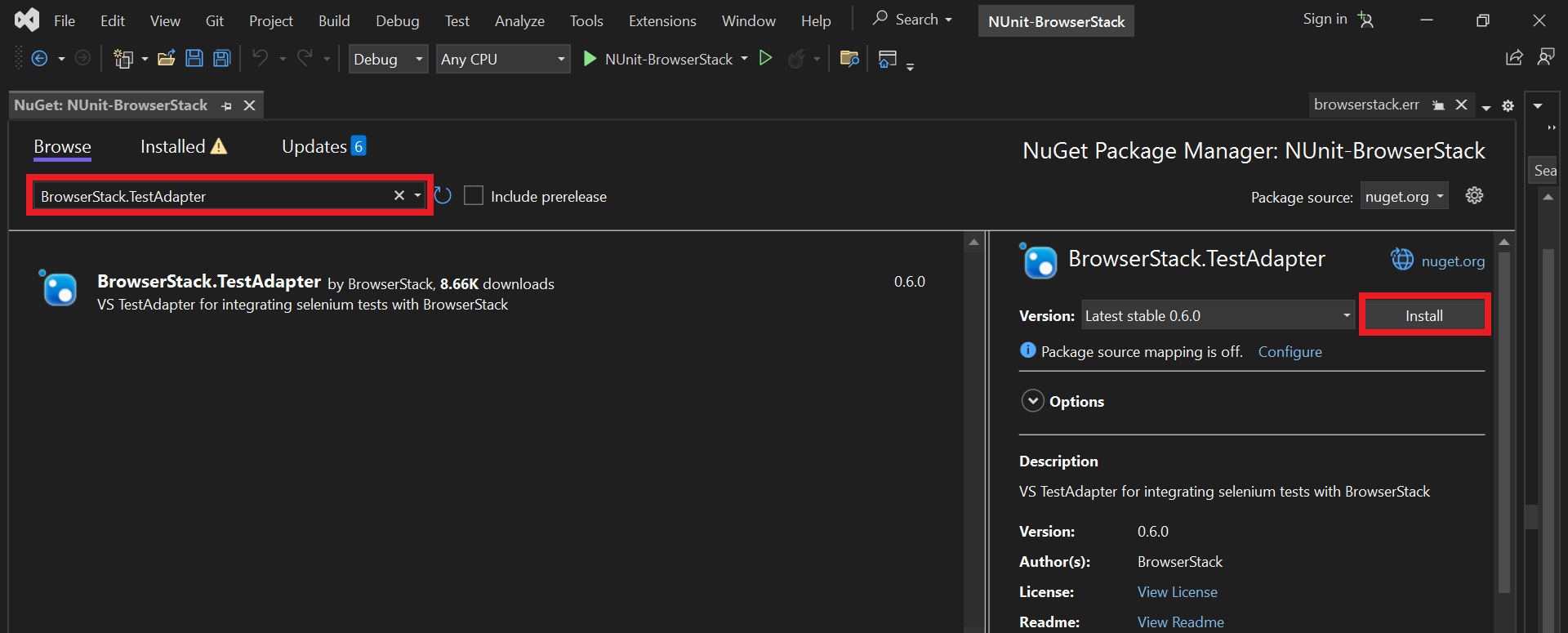 Running C Tests With Alttester® Using Browserstack On Webgl Alttester®